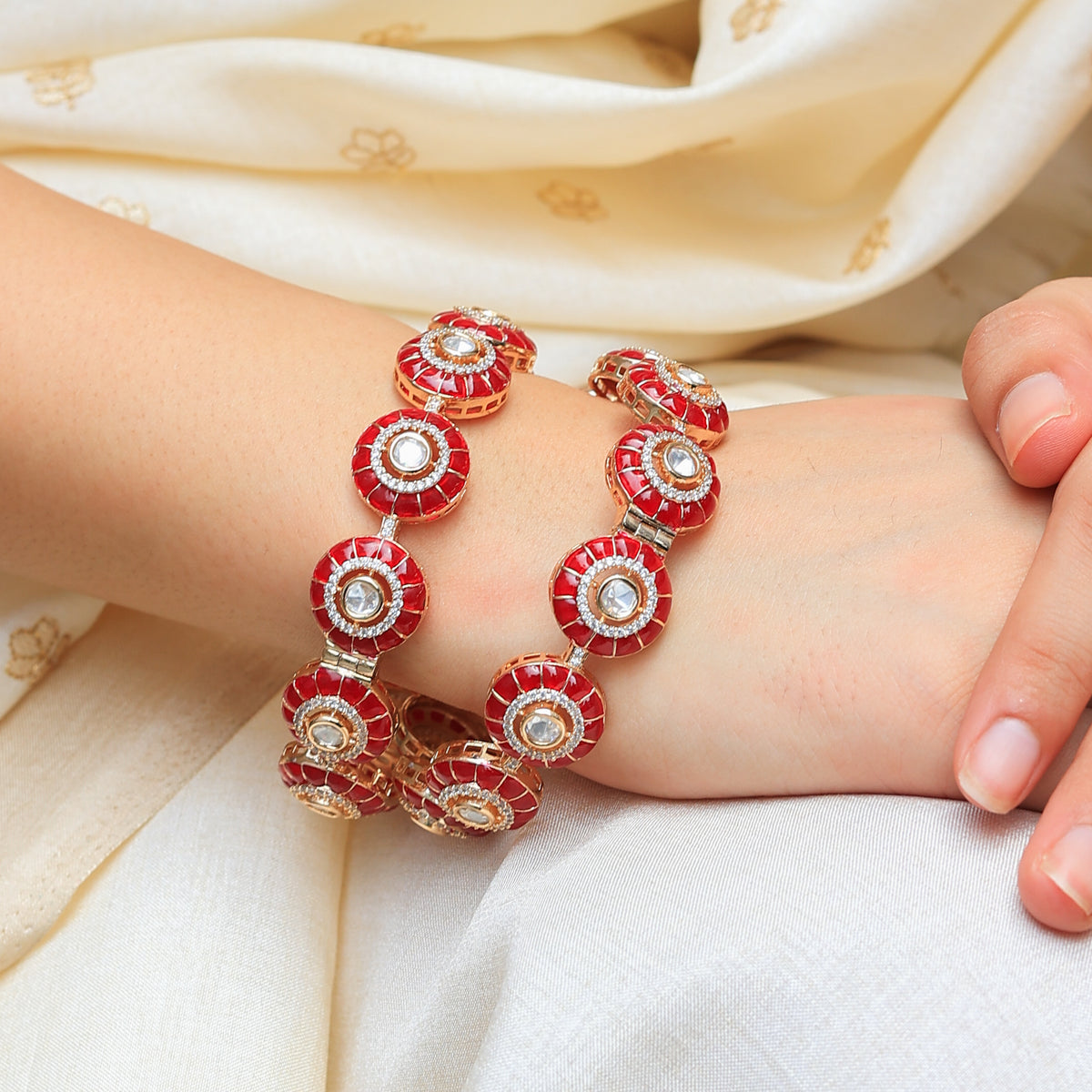 Ayona Polki Bangles – Revive Home