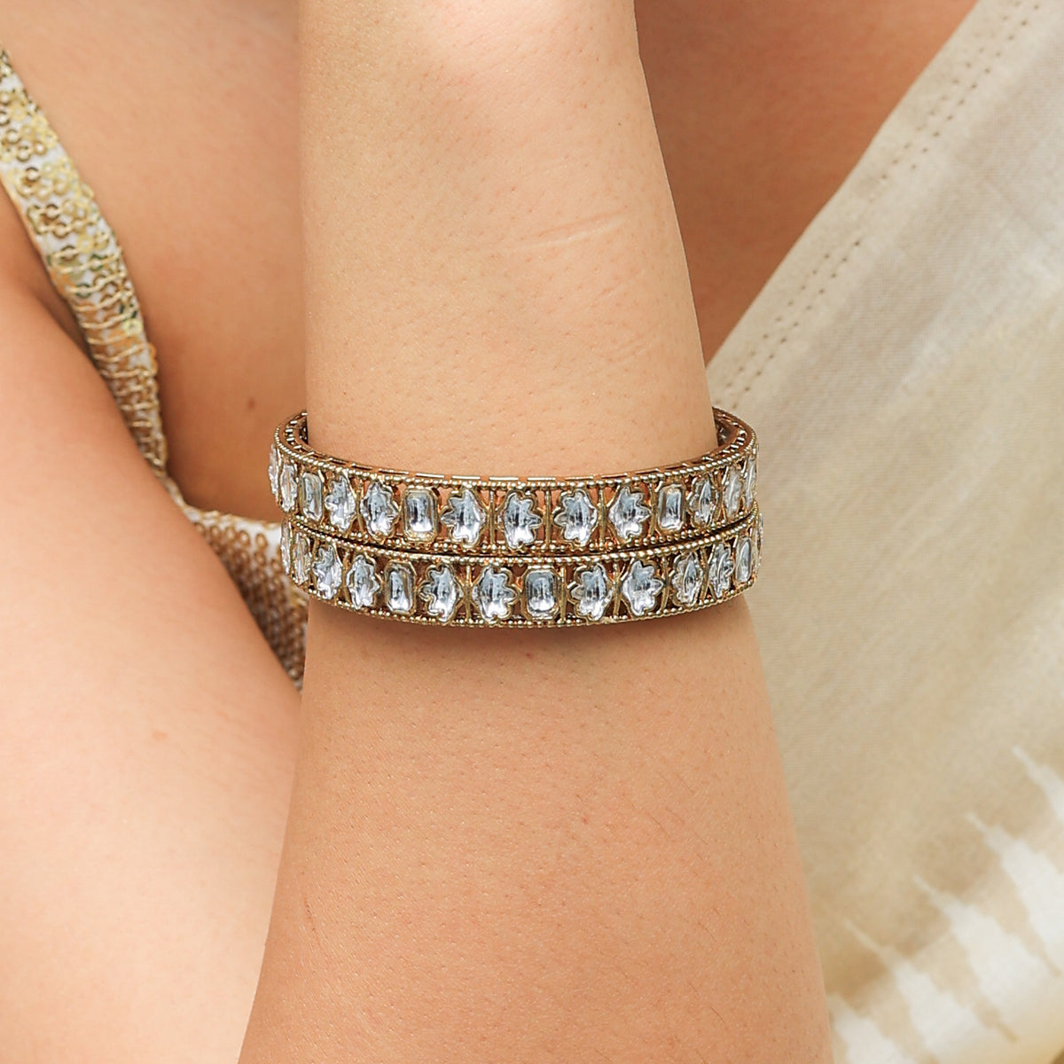 Zara Polki Bangles – Revive Home
