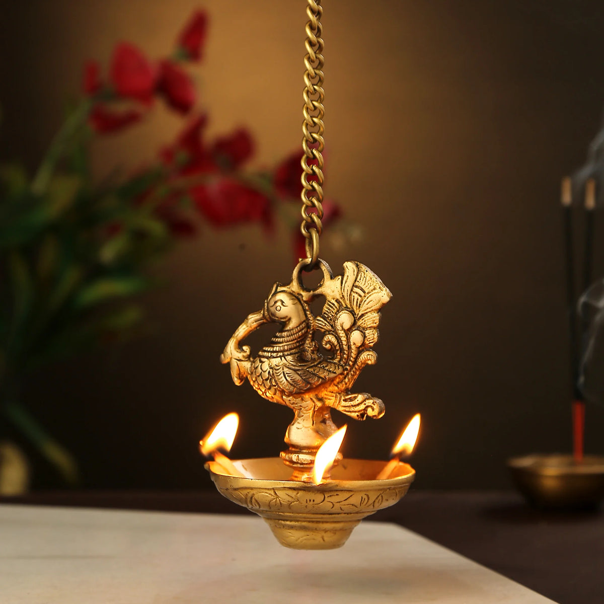 Diya - Bird Hanging 3 (Three) side – Revive Home