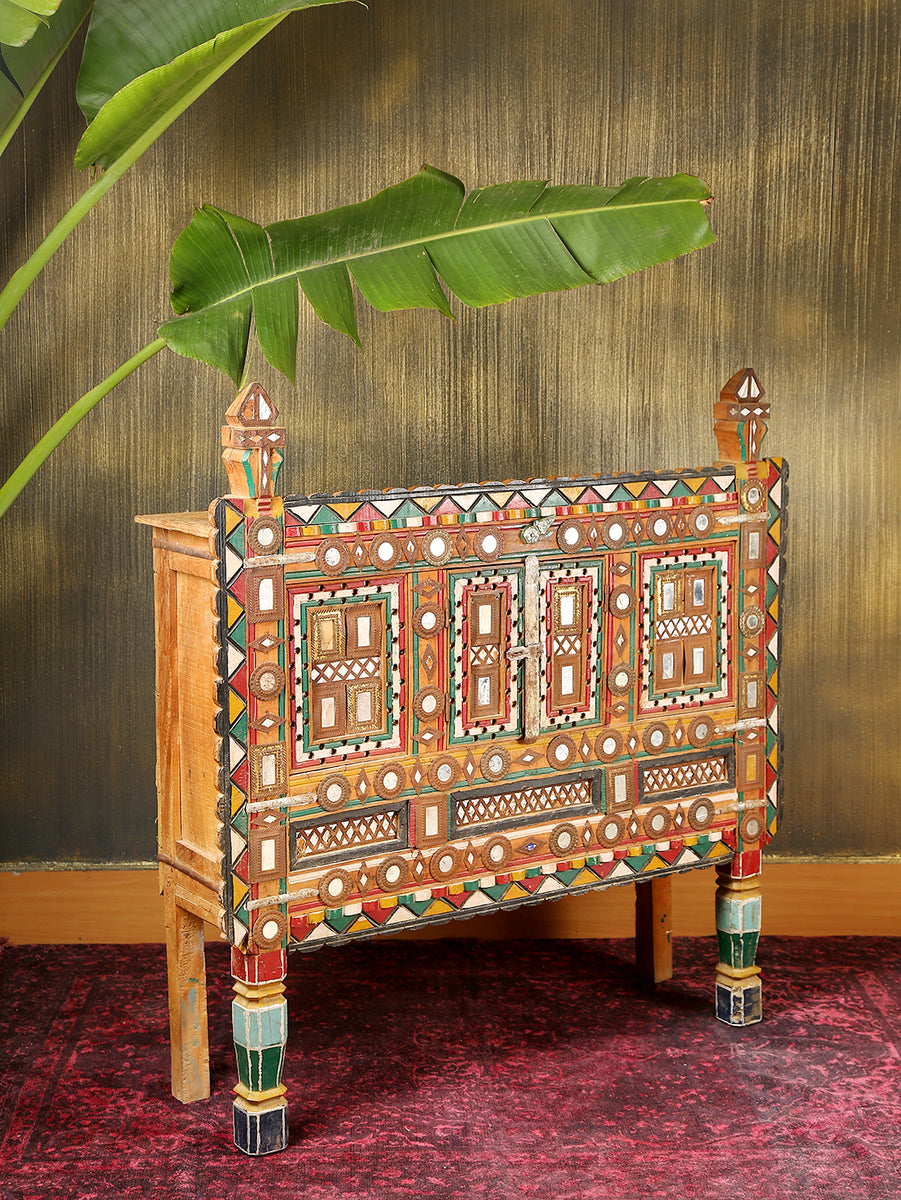 Vintage look Wooden Damchiya (One of One) – Revive Home