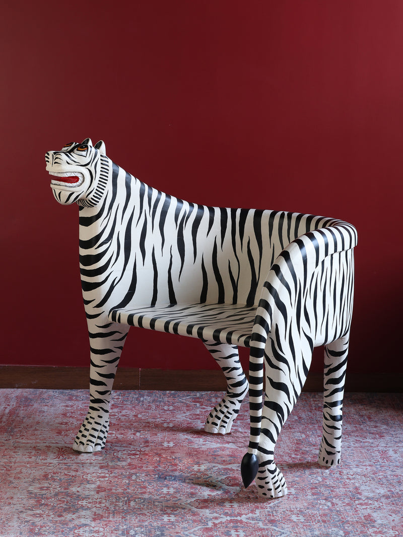 Wooden Tiger Chair Painted – Revive Home