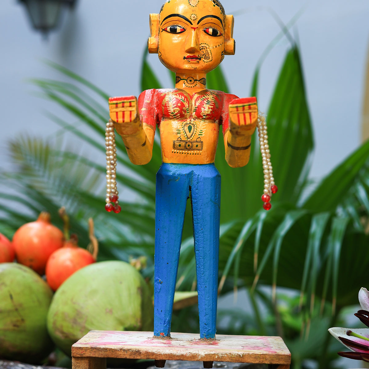 Gangaur Doll - Vintage Wooden – Revive Home